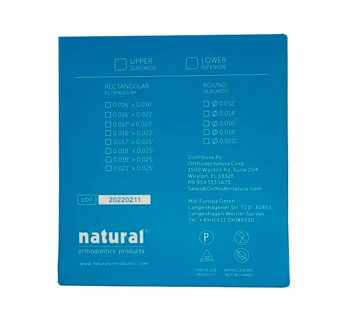 Heat-Activated Nickel Titanium Arches Rectangular – Ovoid Form – Pack ...